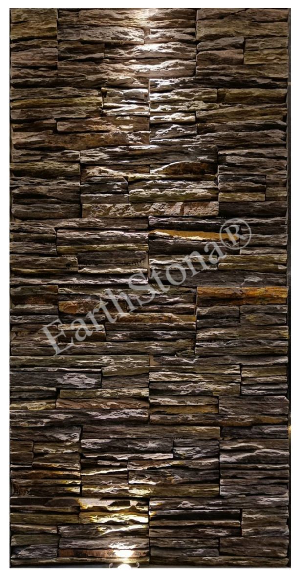 Waterfall Stone Wall Cladding - Earth Stona India