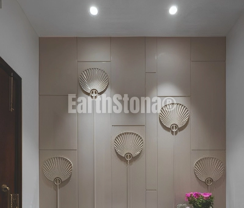 3D Round Natural Stone Wall Carving | EarthStona